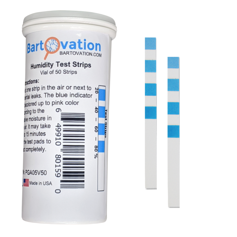 Moisture & Leak Detection Test Strips and Paper Sheets | Bartovation