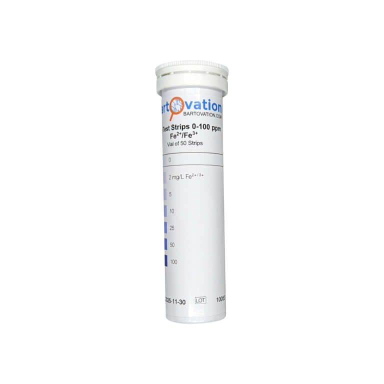 Iron Test Strips For Fe2 Ferrous Or Fe3 Ferric Bartovation