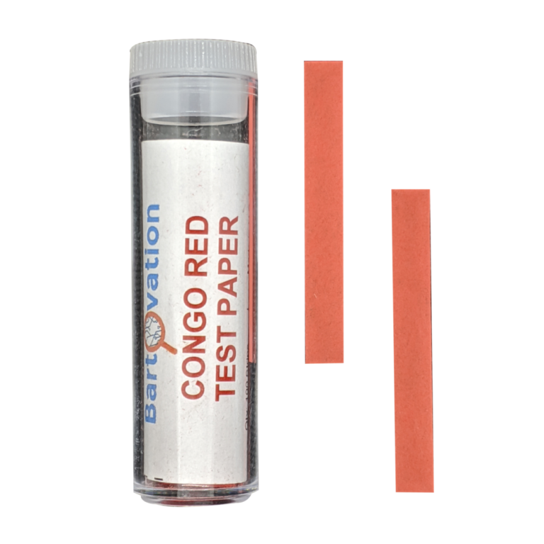 Congo Red Test Paper, Qualitative Narrow-Range pH 3.0 - 5.2