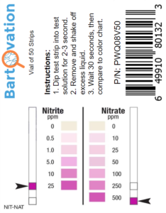 Nitrite 0-25 Nitrate 0-500 ppm Test | Bartovation