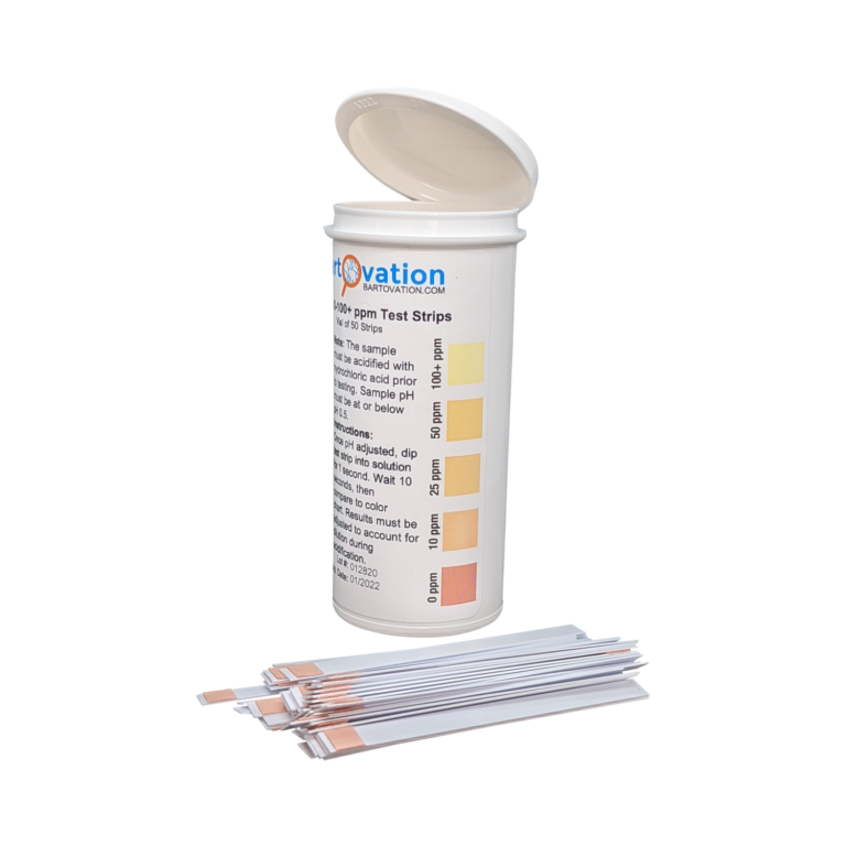 Fluoride Test Strips 0-100+ ppm