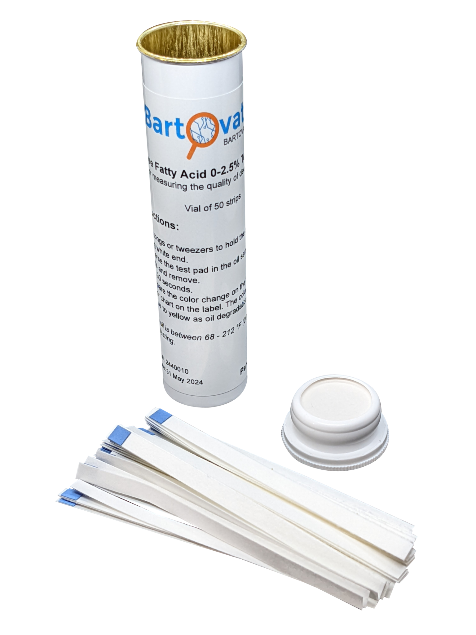 Free Fatty Acids Test Strip 0-2.5% FFA for Frying Oil Quality
