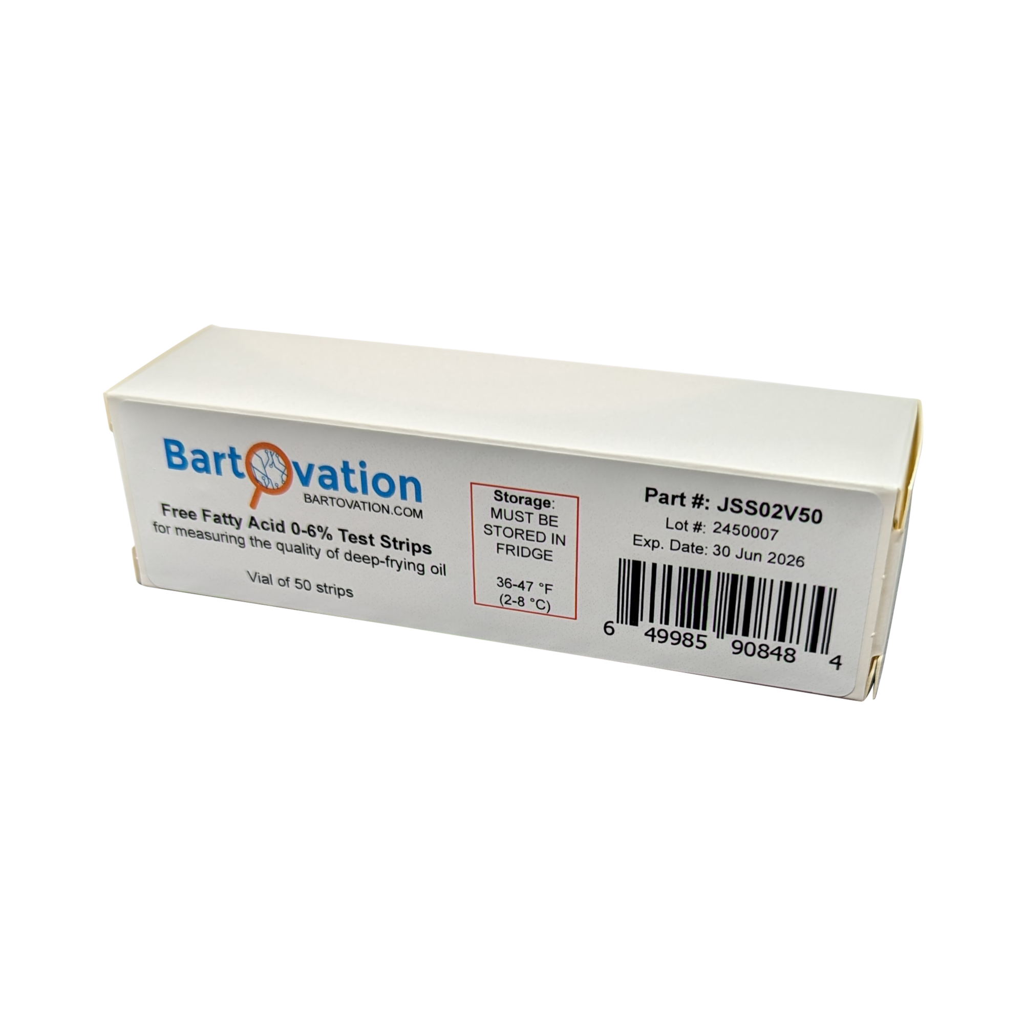Free Fatty Acids Test Strip 0-6% FFA for Frying Oil Quality