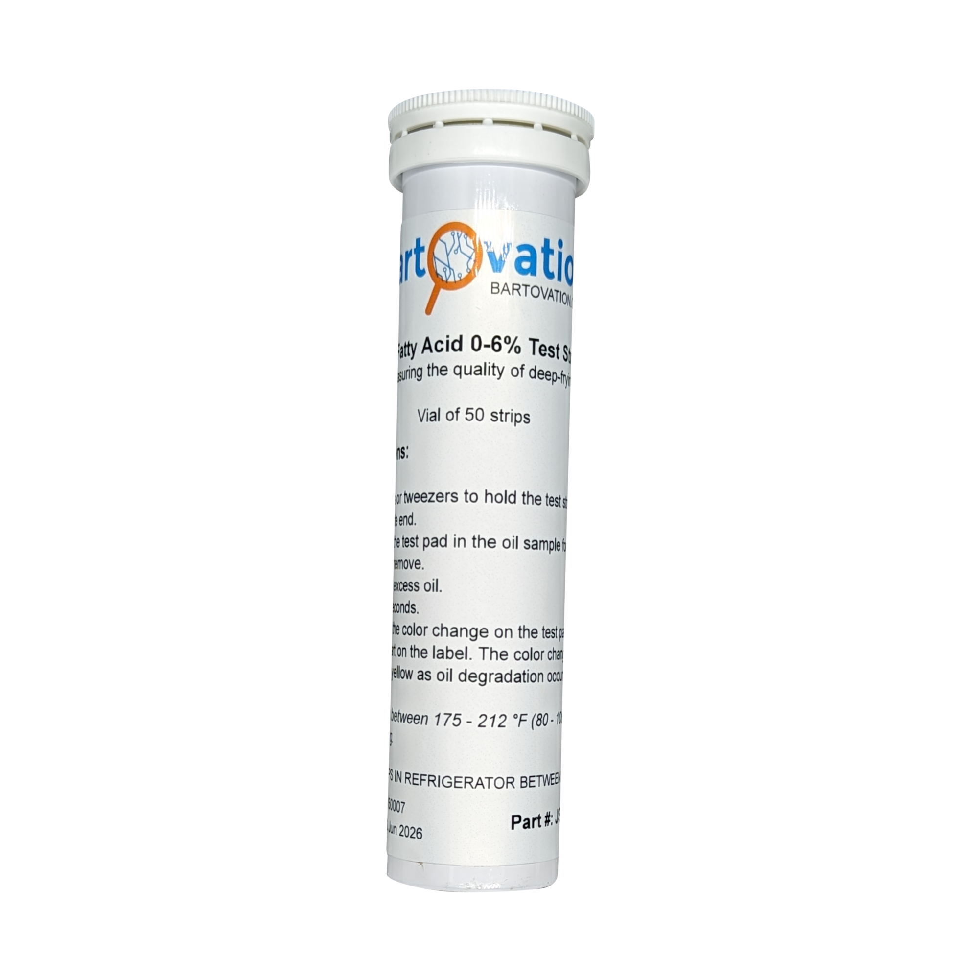 Free Fatty Acids Test Strip 0-6% FFA for Frying Oil Quality