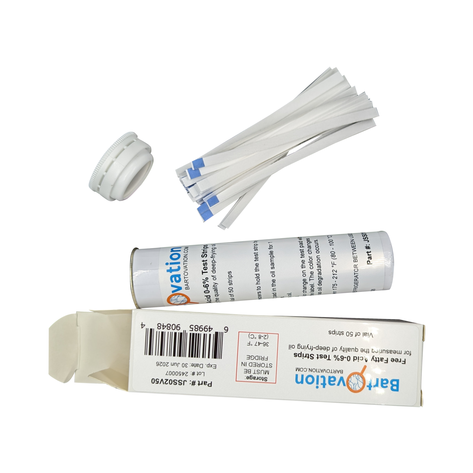 Free Fatty Acids Test Strip 0-6% FFA for Frying Oil Quality