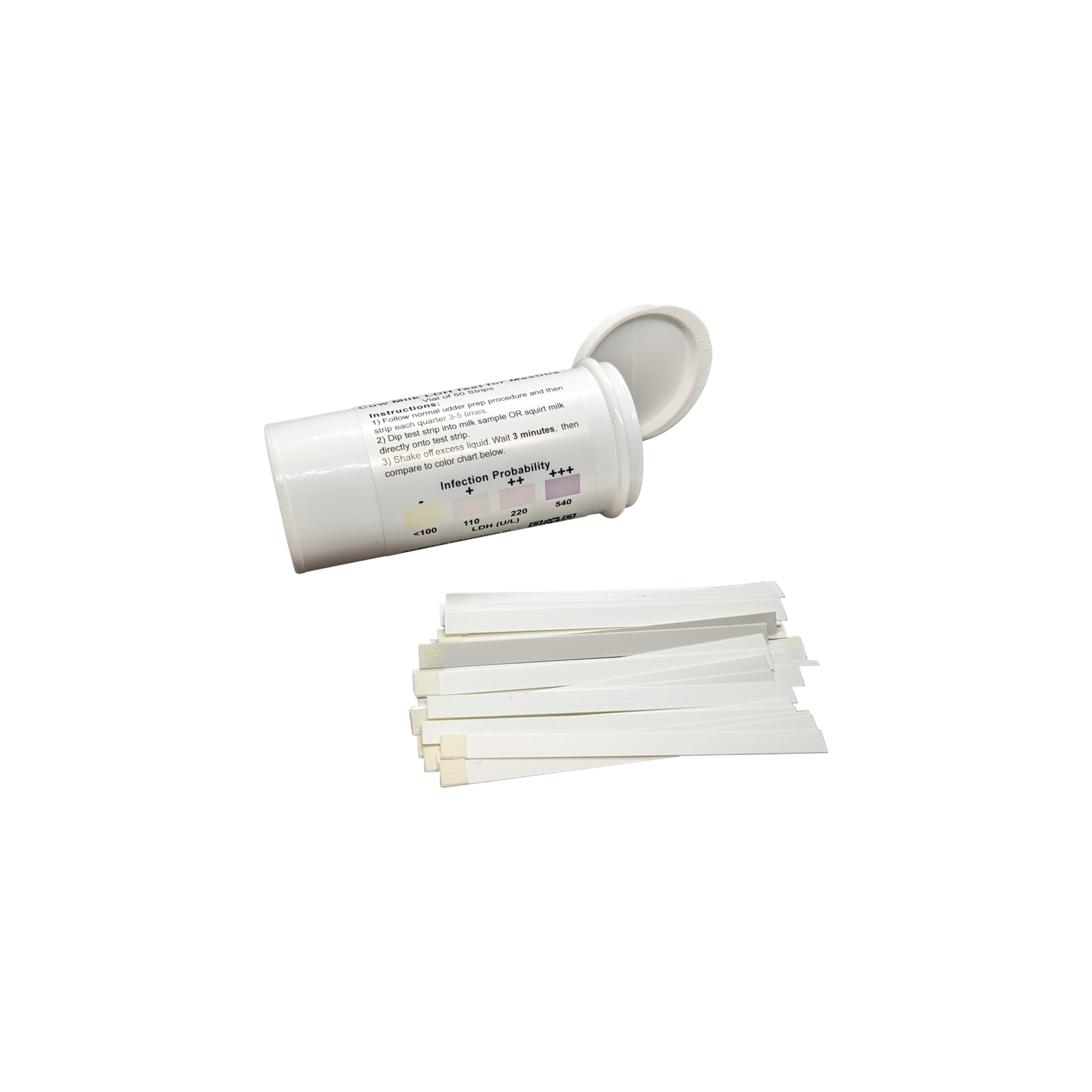 Cow Milk LDH Test Strips for Subclinical Mastitis Screening