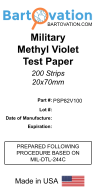 Military Methyl Violet Test Paper for Propellant Stability