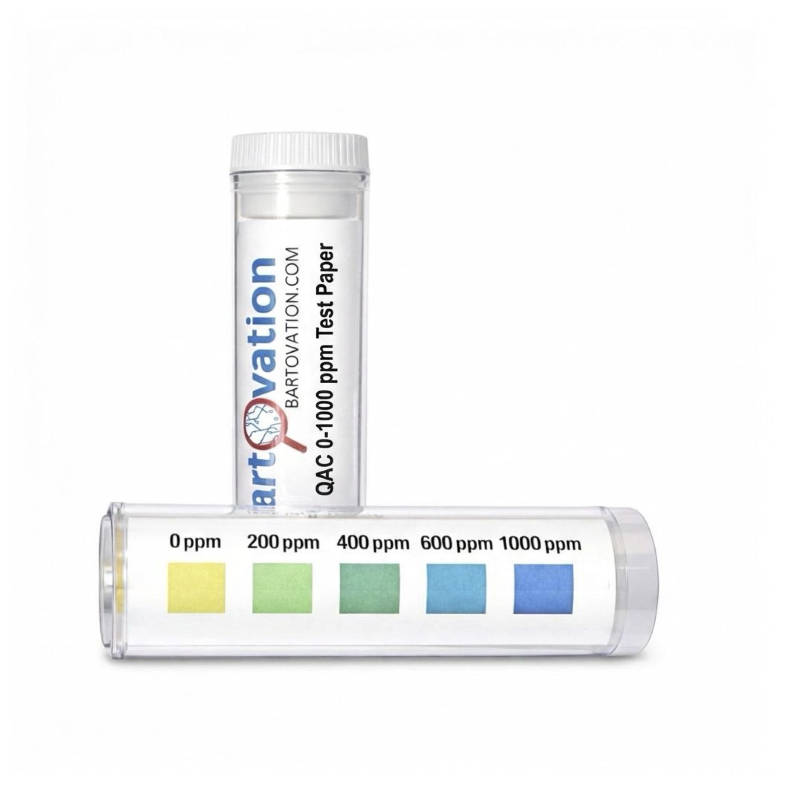 Quat Test Paper Strips 0-1000 ppm Quick QAC Sanitizer Test